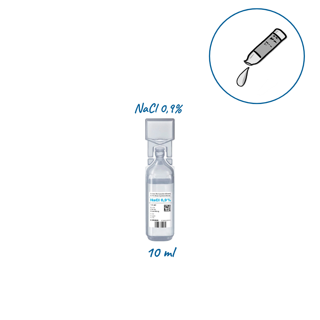 NaCl 0,9% physiologische Kochsalzlösung 10 ml 4 Stück